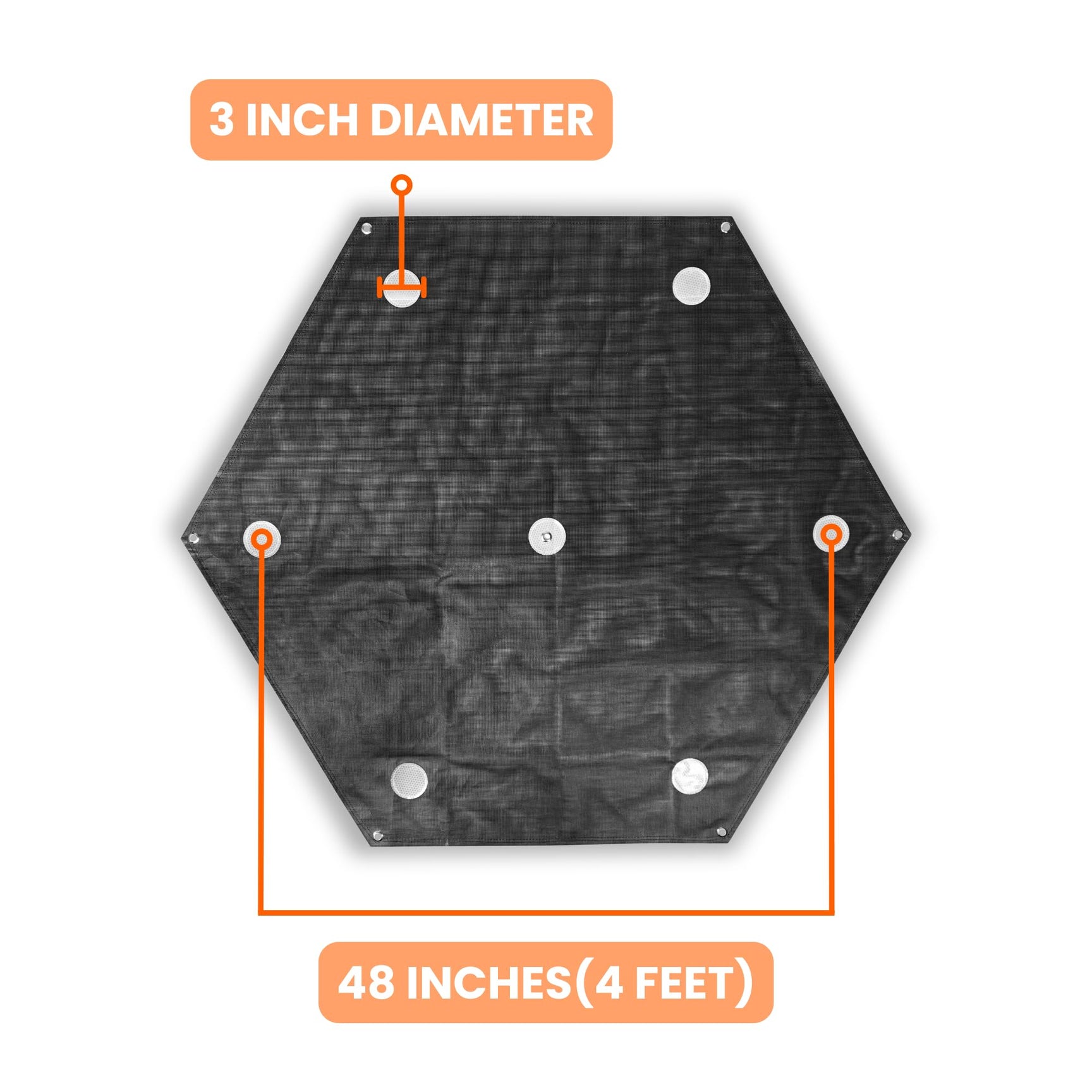 Sky High Bull's-Eye 48” XL LiDAR Ground Control Point GCP - UAV Aerial