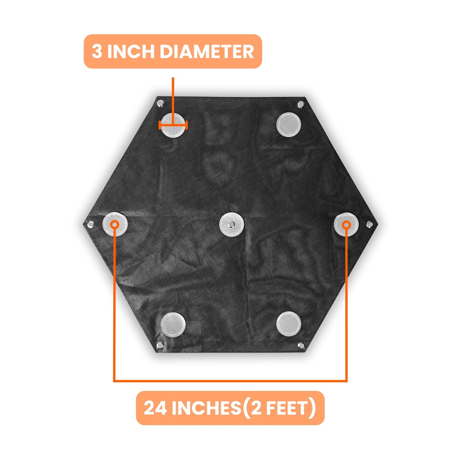 LiDAR Ground Control Points for LiDAR Mapping (6 Pack) Retro-Reflectiv